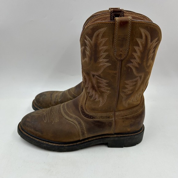 Ariat | Shoes | Ariat Mens 1ee Sierra Saddle Round Soft Toe Ats Sole ...